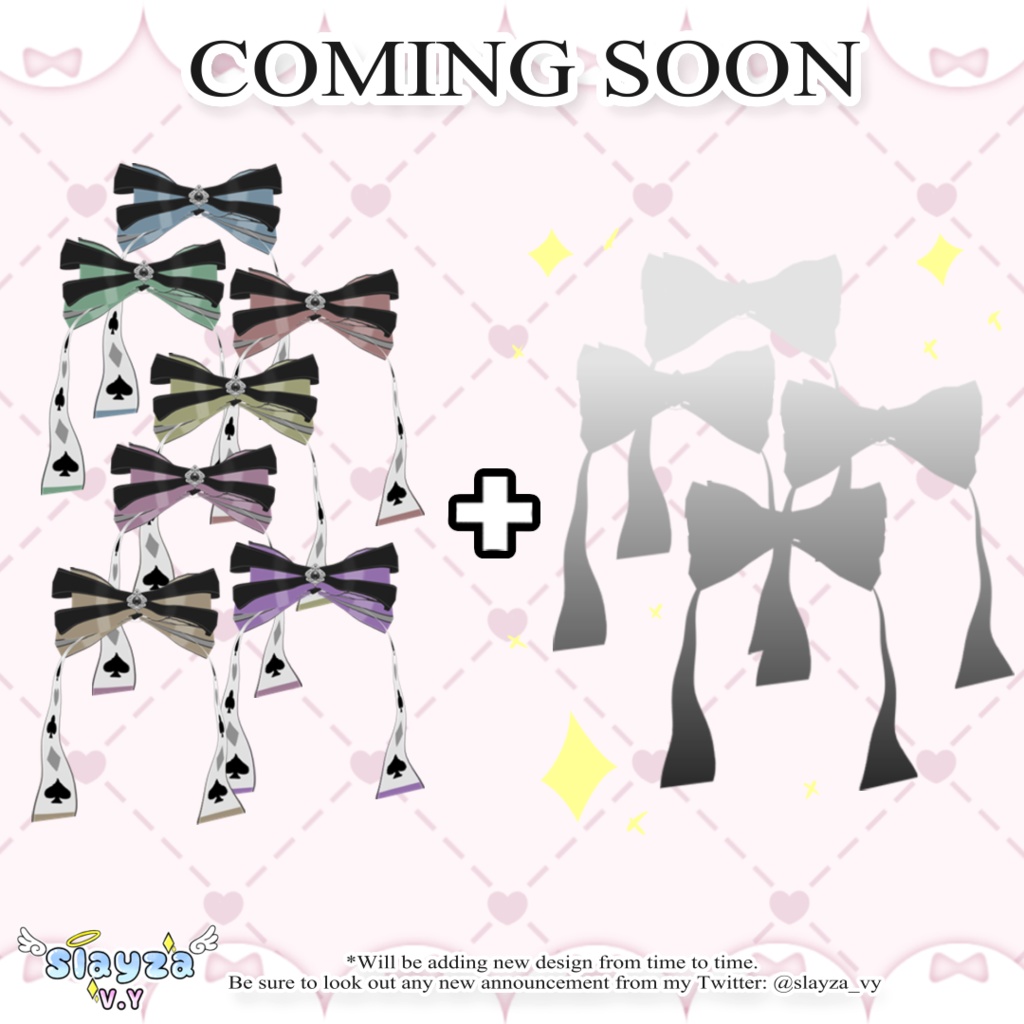 [VROID] 7 Alice's Ribbon Presets | アリス リボン - V.Y Atelier - BOOTH