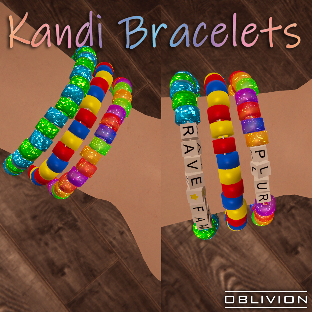 Kandi Bracelets [VRChat] - oblivionvr - BOOTH