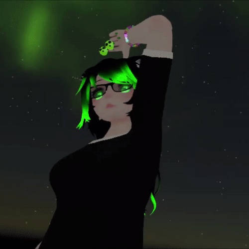 Alien Spring Headband [VRChat] - oblivionvr - BOOTH