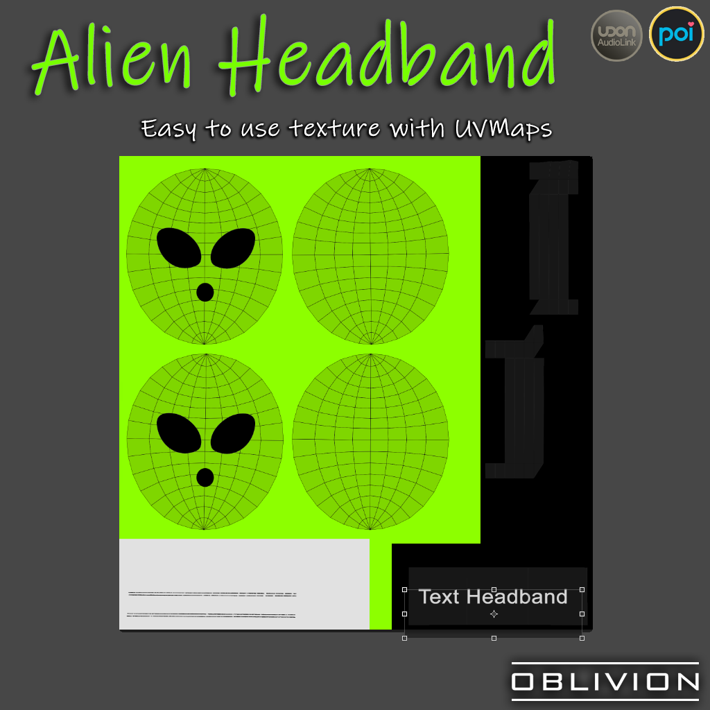 Alien Spring Headband [VRChat] - oblivionvr - BOOTH