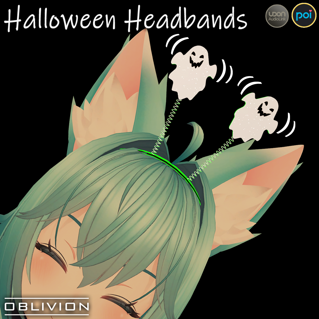 Halloween Spring Headbands [VRChat] - oblivionvr - BOOTH