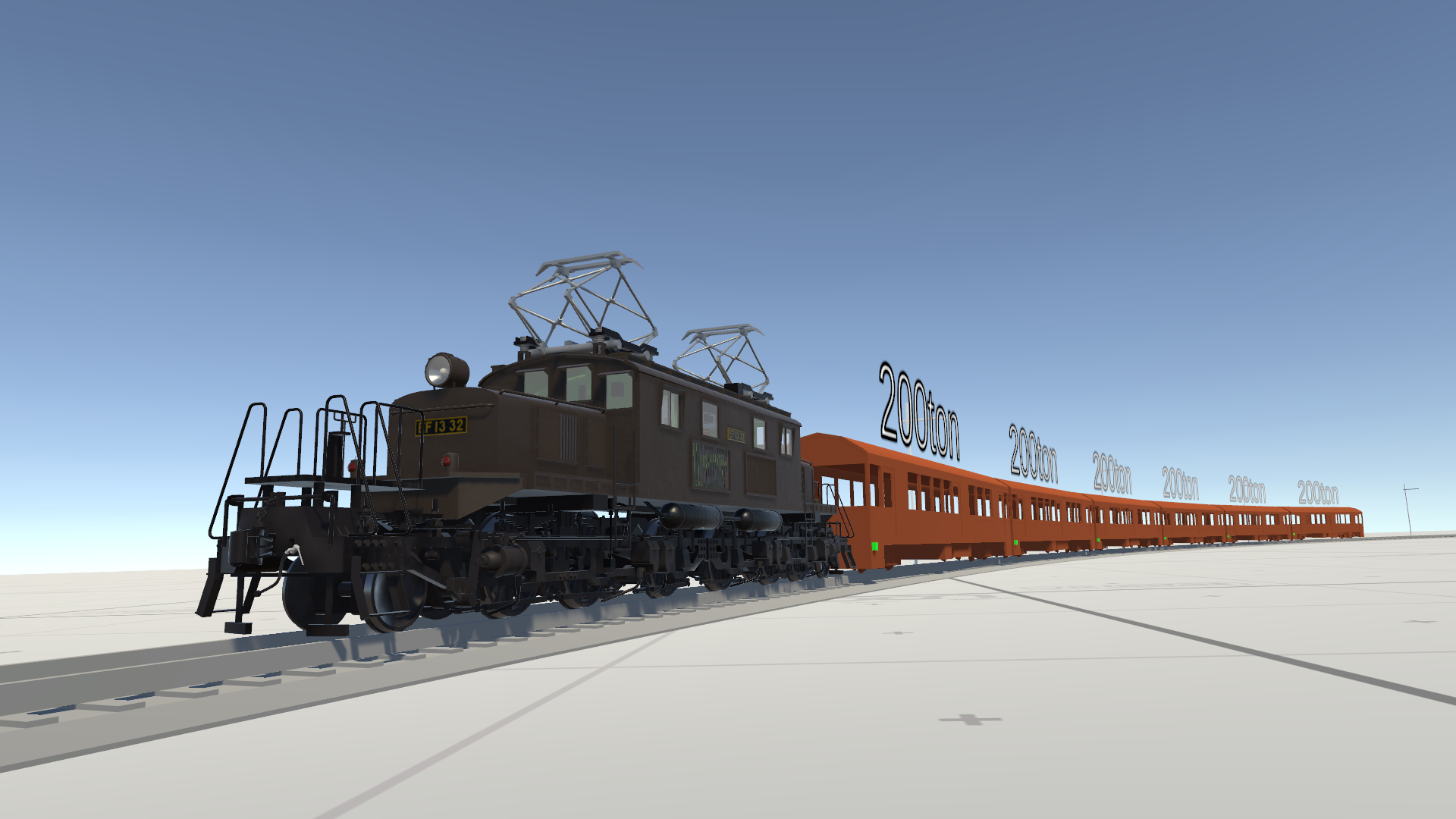 【VRChat想定3Dモデル】EF13電気機関車【VRChatワールド用ギミック】 - ラゲクラフト - BOOTH