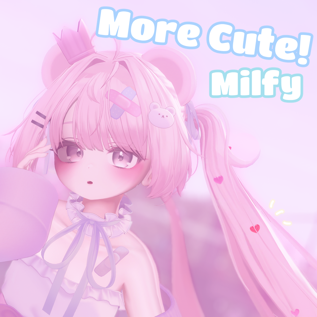 【ミルフィ】More Cute! hair accessory【VRC想定】 - matoi matowase - BOOTH