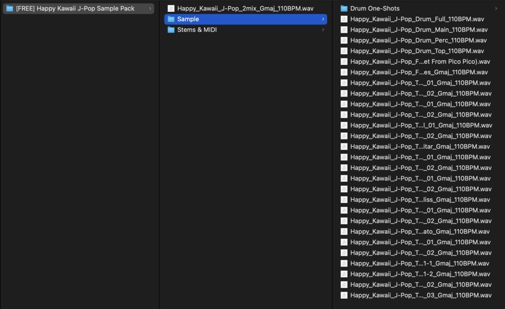 [無料ダウンロード] Happy Kawaii J-Pop Samples + Stems [J-Pop、渋谷系] - BANGUMI - BOOTH