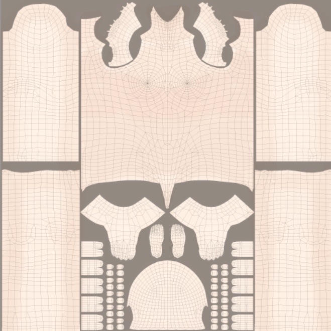 Soft Vroid Skin Texture - kaladriuz - BOOTH