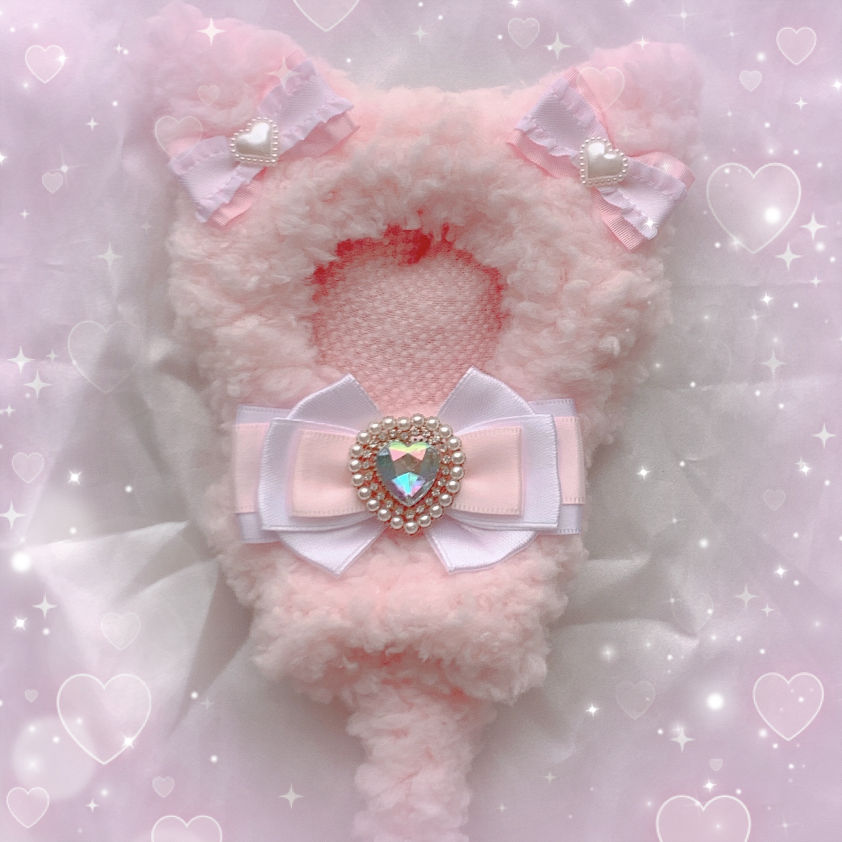 【即購入OK】量産にゃんこˆ •͈ ·̫ •͈ ˆฅ （ピンクver）ぬい服♡ 着ぐるみ♡ - Fu - taro . - BOOTH