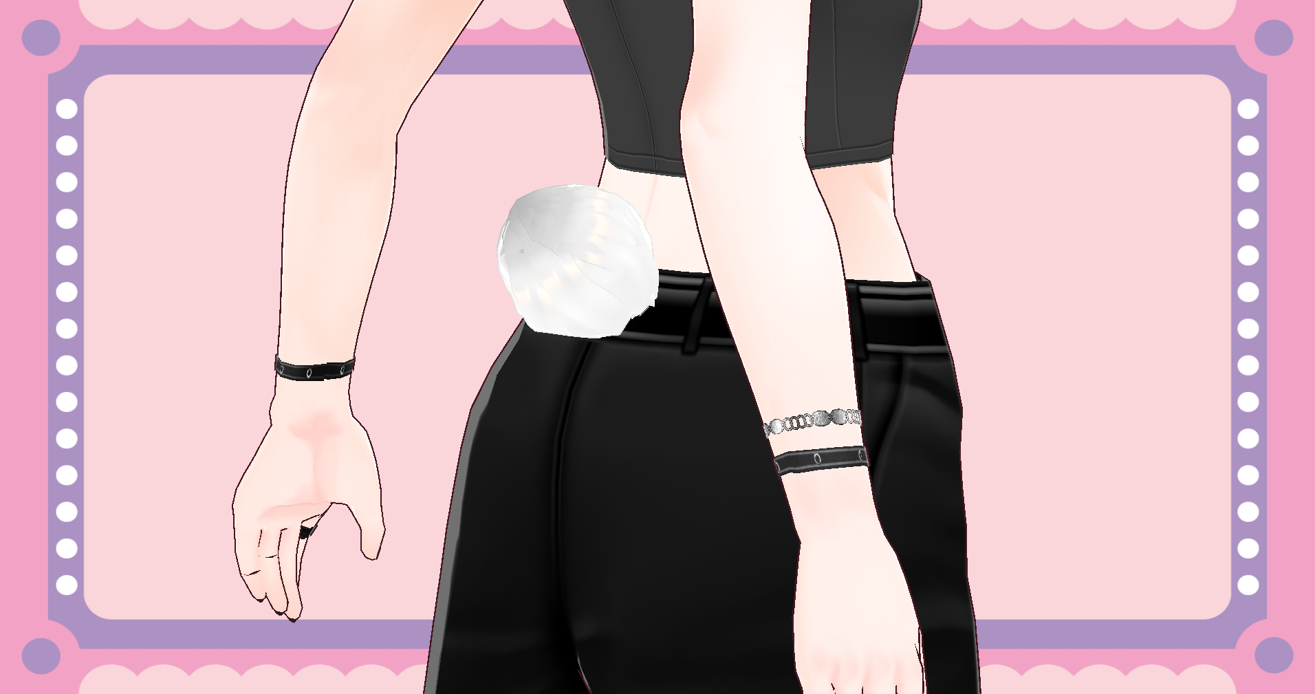 【Vroid】うさぎのしっぽ - キツネ工房 - BOOTH