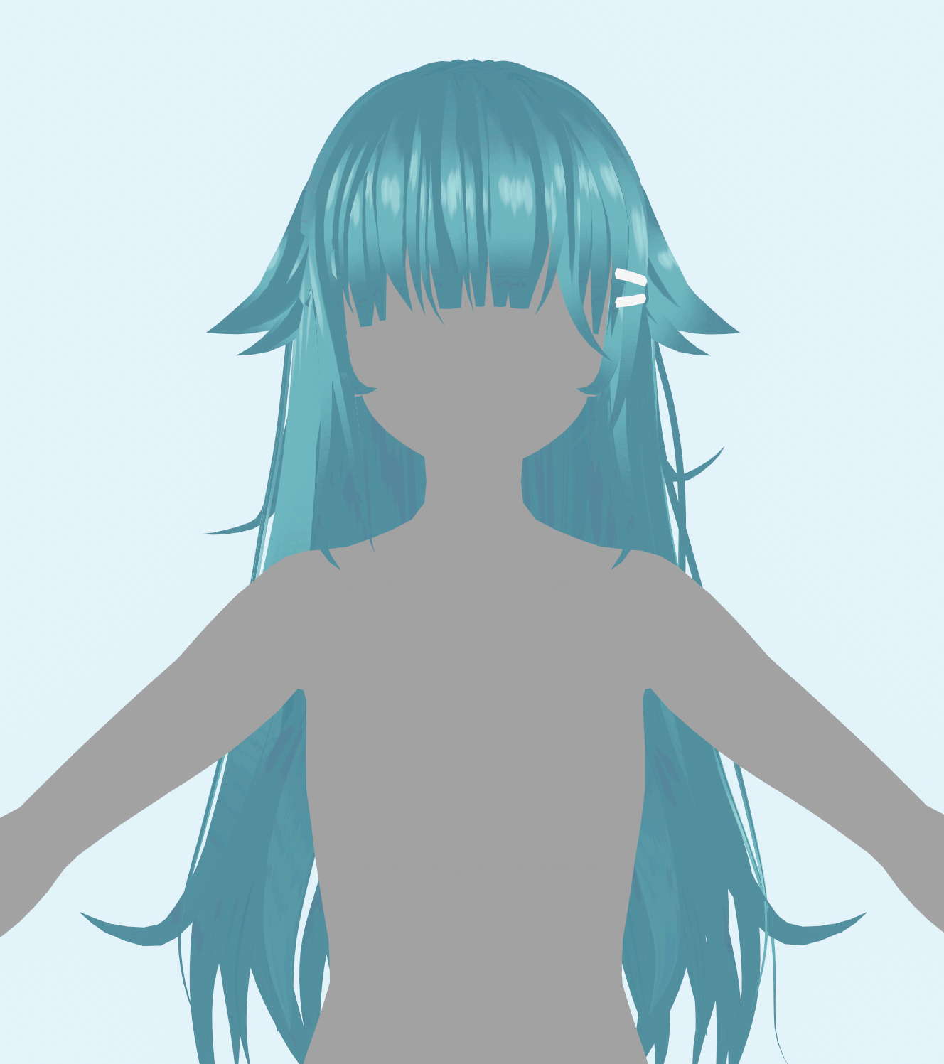 【VRoid 】♥ Hair Textures♥ 髪の色 18 colors includes normal, vibrant and ...