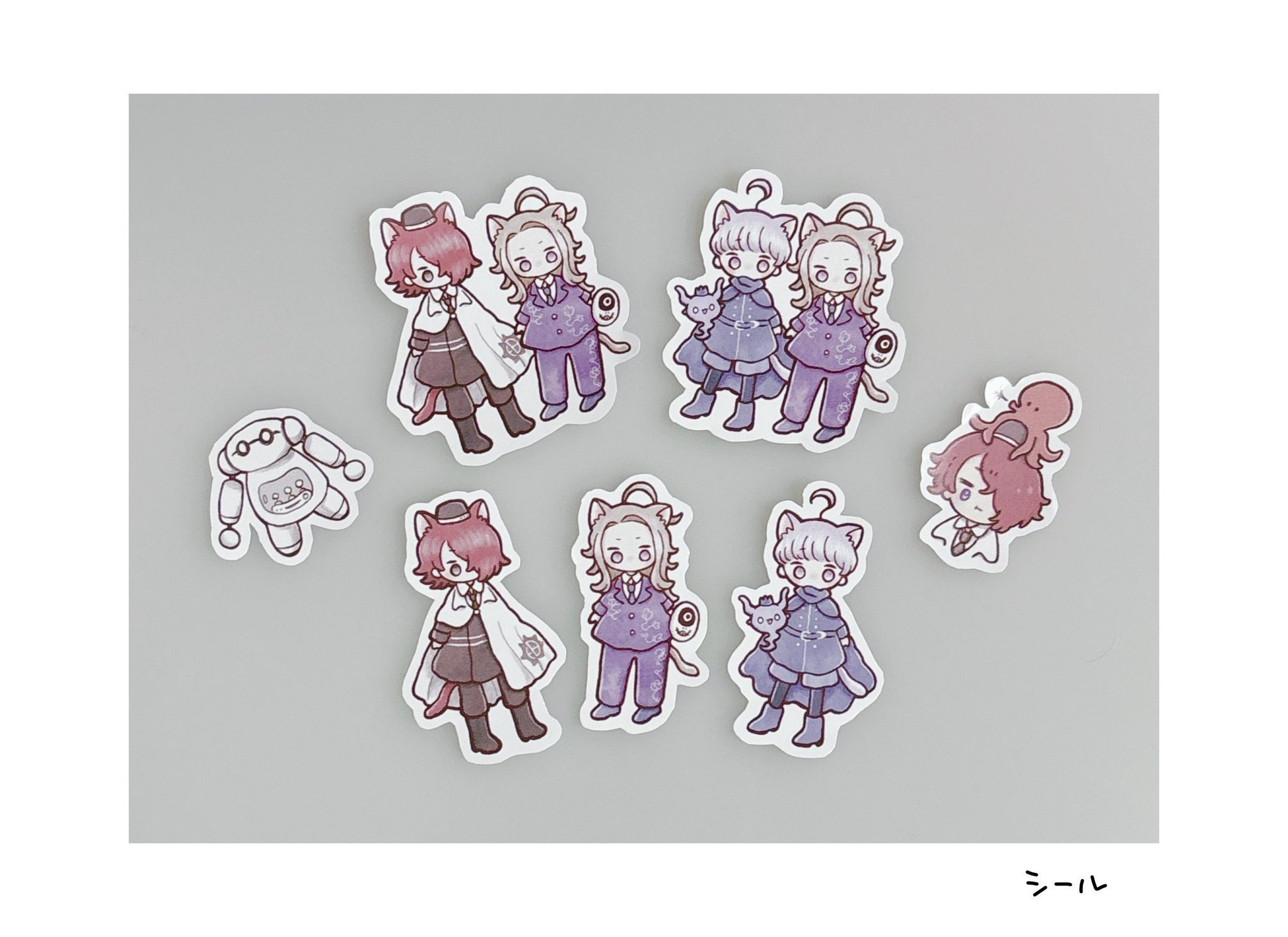 フレークシール - ꒰ ՞•ﻌ•՞ ꒱ - BOOTH