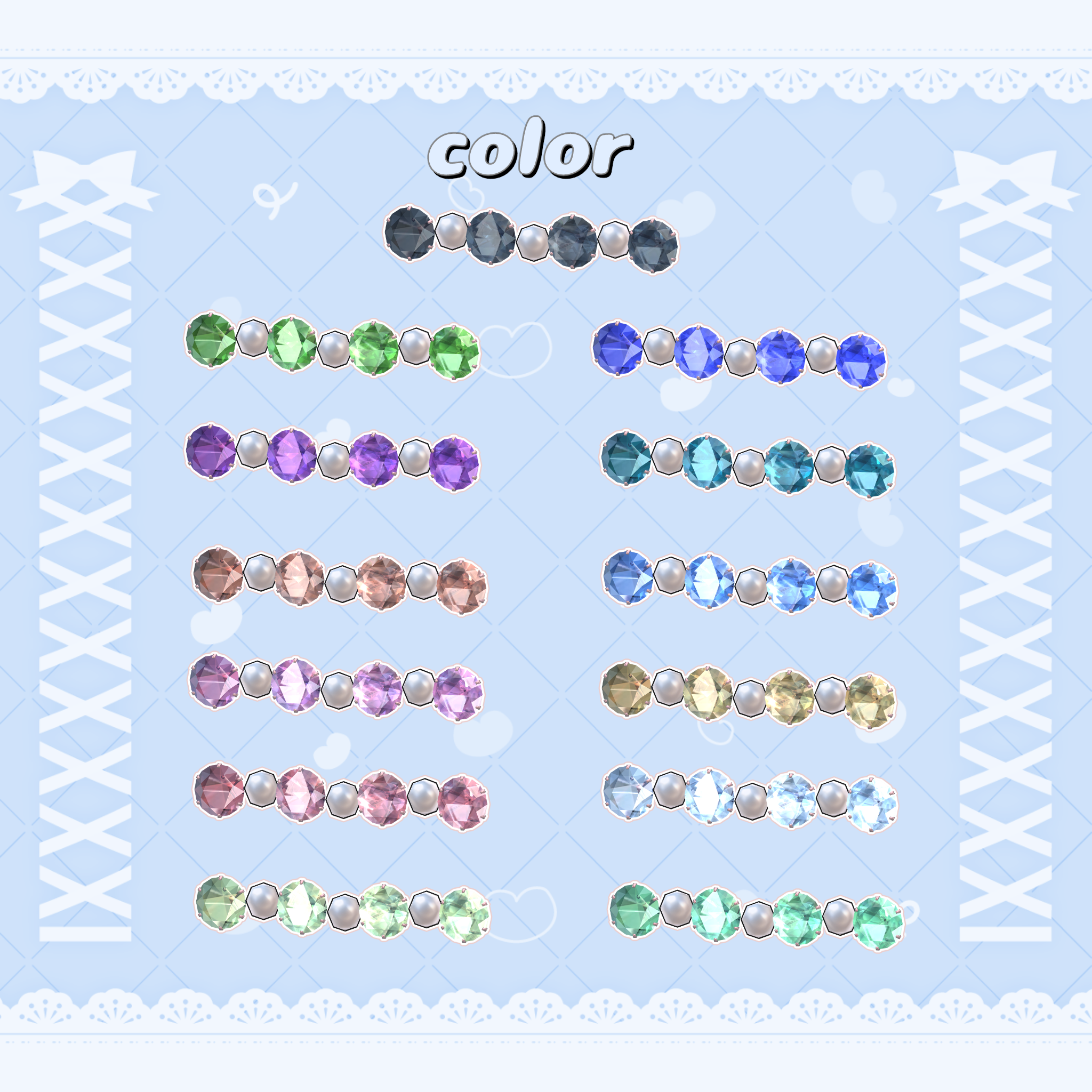 【hairpin】♥Cute hairpin 【VRC】 - Cute Over - BOOTH