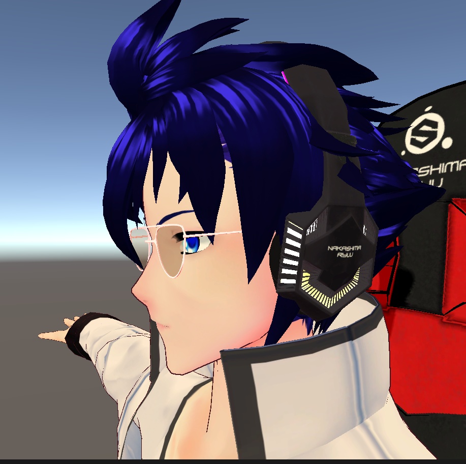 [VRM/Unity] RGB Lights Gamer Headset - Nakashimaryuu's 3D Assets - BOOTH