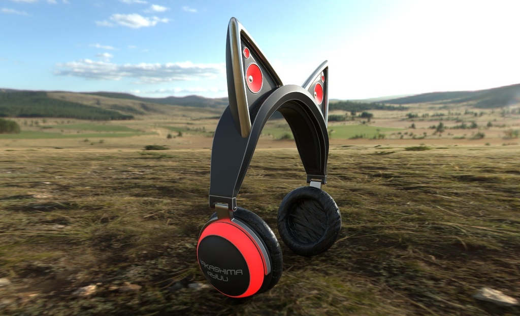 [VRM/Unity] Neko RGB Headphones - Nakashimaryuu's 3D Assets - BOOTH