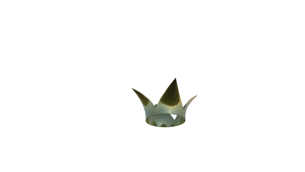 [Vroid] Simple Cartoony Crown - Nakashimaryuu's 3D Assets - BOOTH
