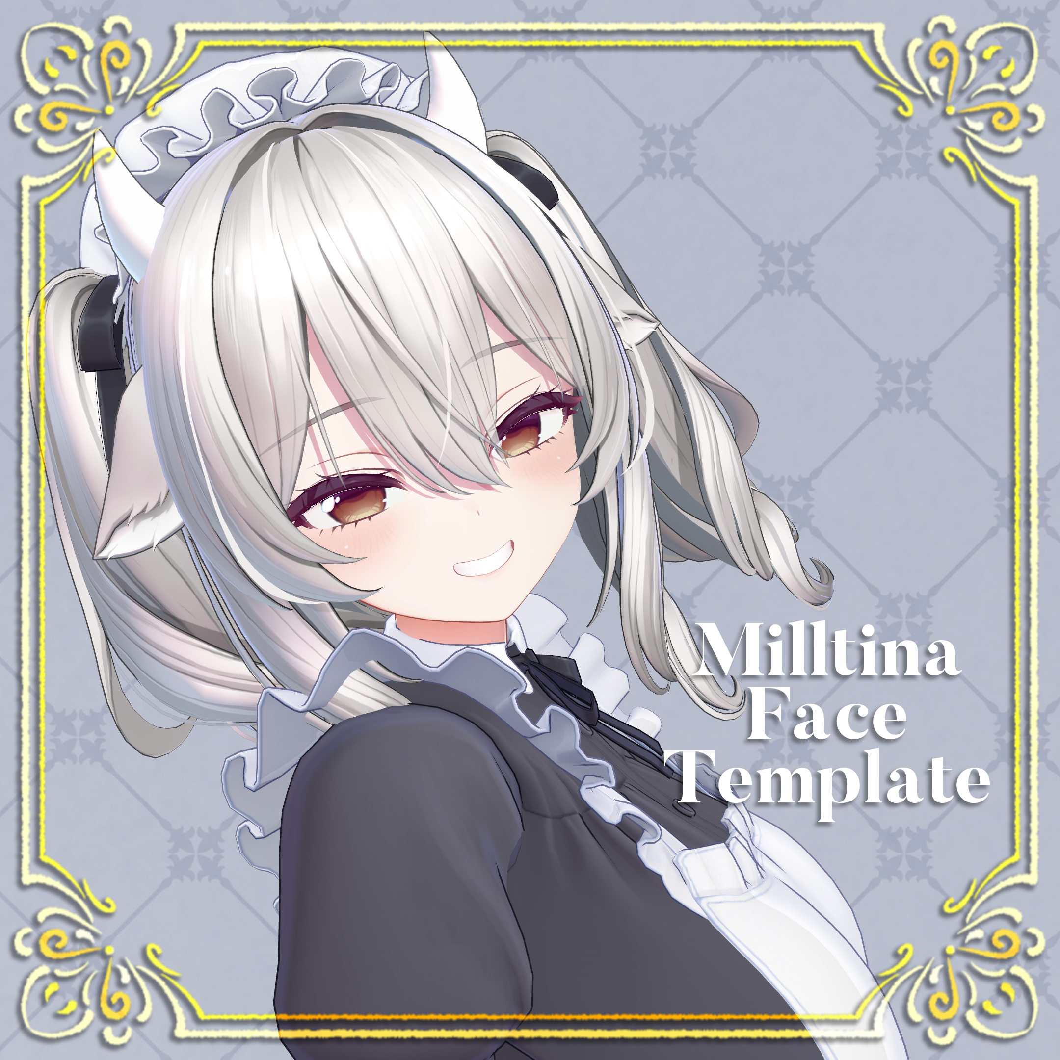 Milltina Face Template【ミルティナ対応】 - からっぽブーケ - BOOTH
