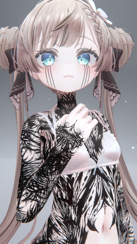 💀Gothic Skull Manuka Tattoo 「マヌカ」/ ゴシックスカルマヌカタトゥー💀 - DRAGOSHELBY - BOOTH