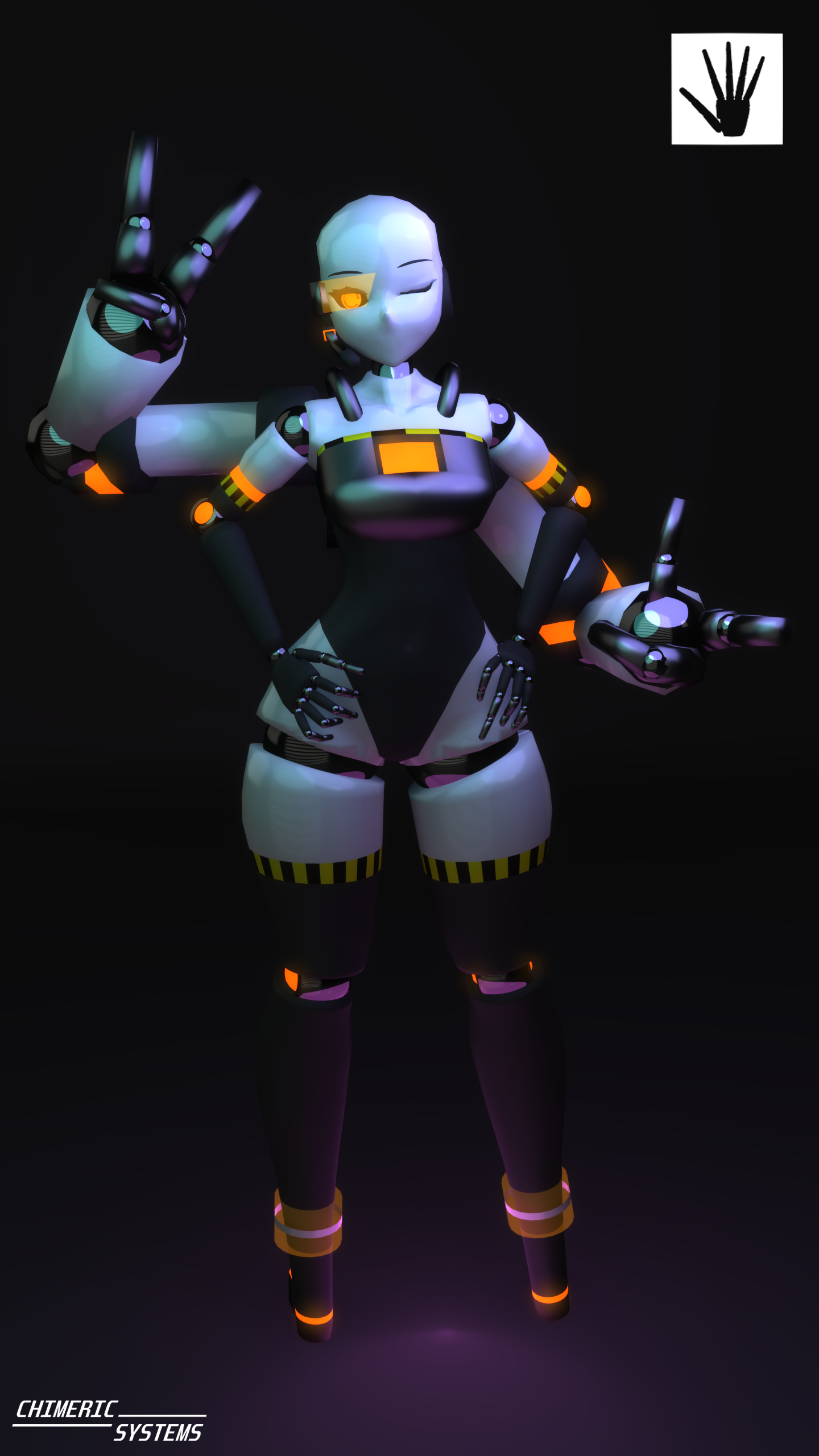TETRA "Loader" Android Avatar [VRChat] [Original] - CHIMERIC SYSTEMS ...
