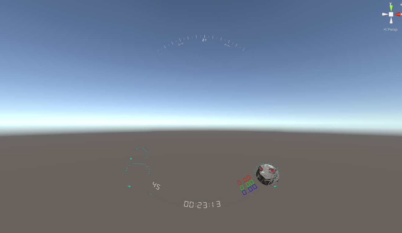 VRC HUD screen - arefree - BOOTH