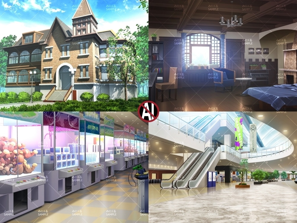 みにくる背景CG素材集『お試し版』part02【背景素材集】 - 背景専門店みにくる - BOOTH