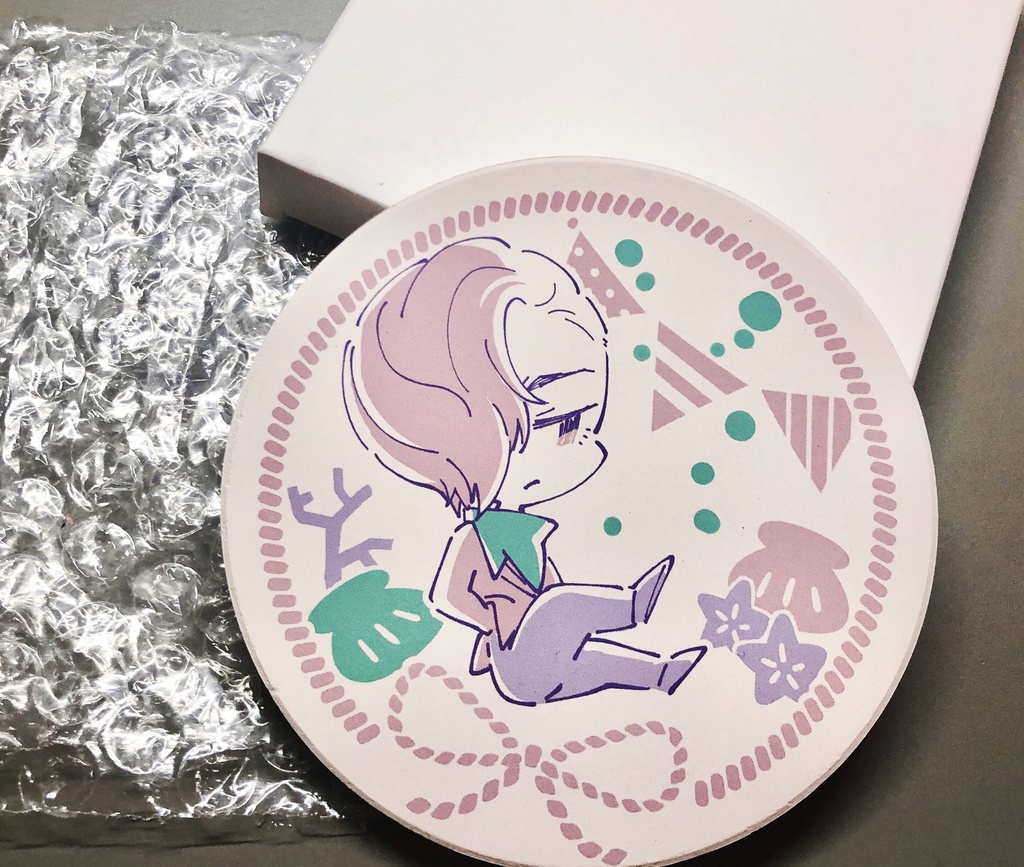 白雲石コースター【佐竹笙悟ver】 - MOZU - BOOTH