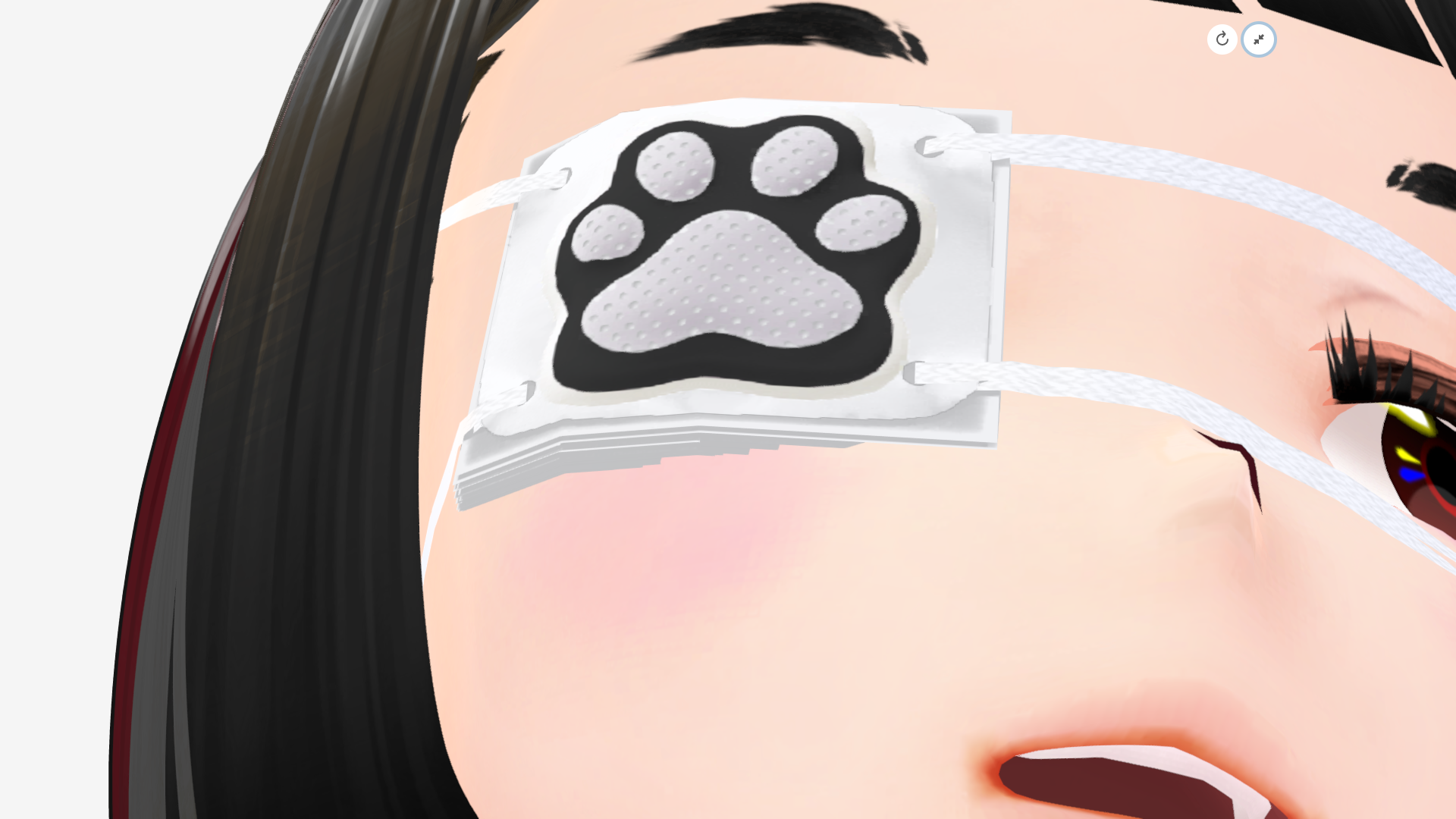 [FBX] 眼帯（肉球）🪙 - RX Factory - BOOTH