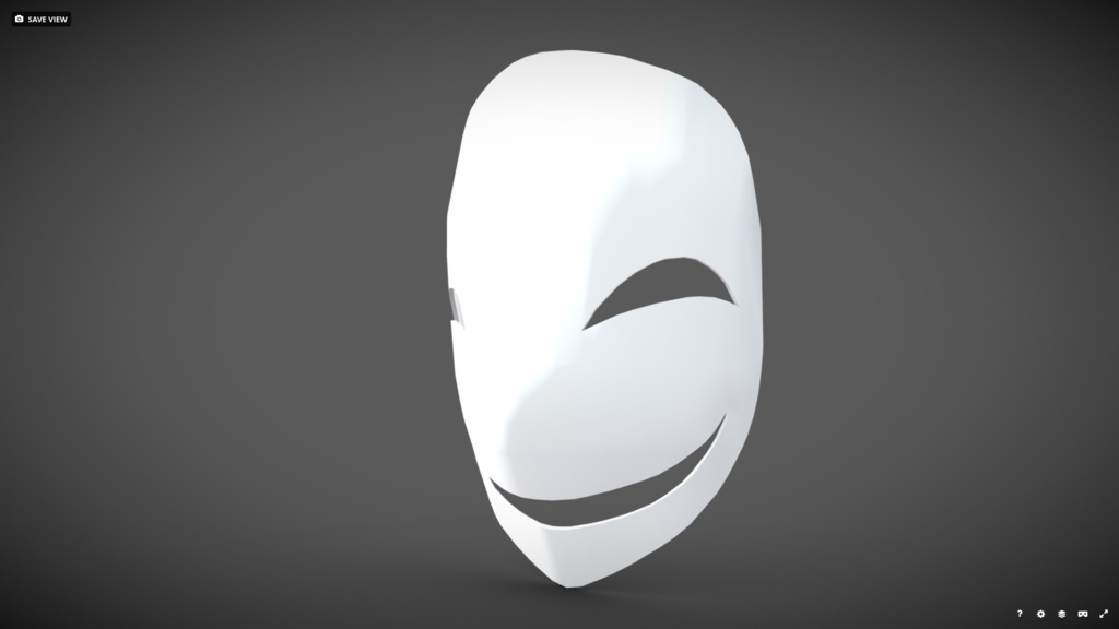 [FBX] [無料+] スマークマスク(smirk mask) - RX Factory - BOOTH