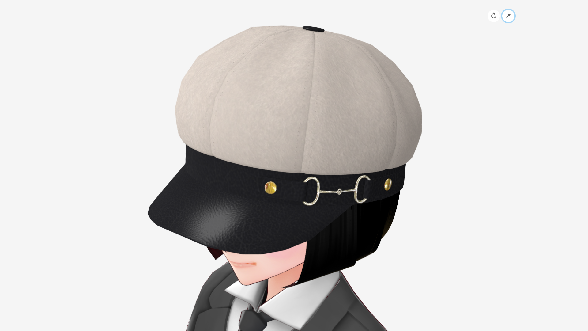 [FBX] キャップ（レザーレット・バックルクロージャー）🪙 - RX Factory - BOOTH