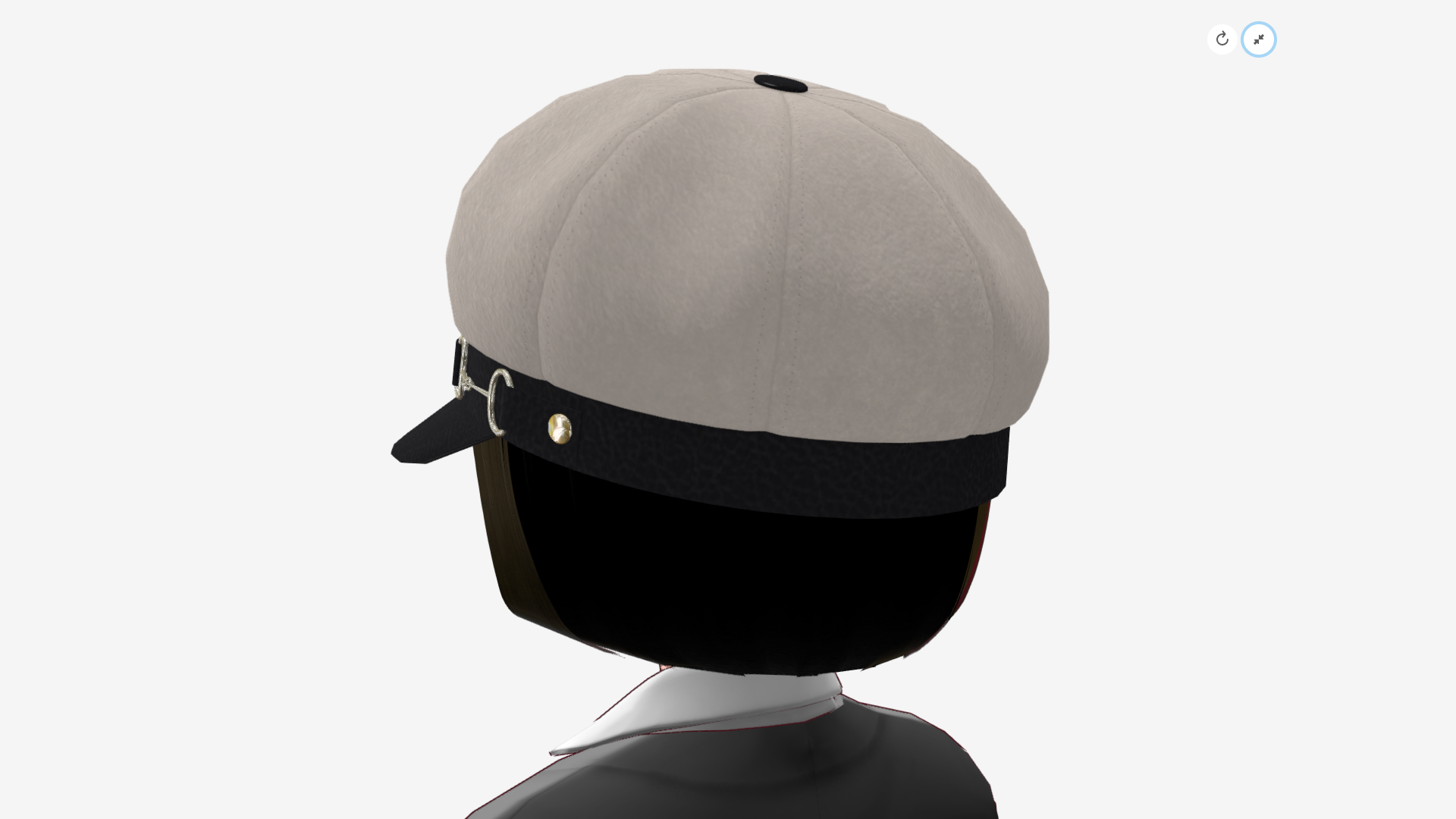 [FBX] キャップ（レザーレット・バックルクロージャー）🪙 - RX Factory - BOOTH