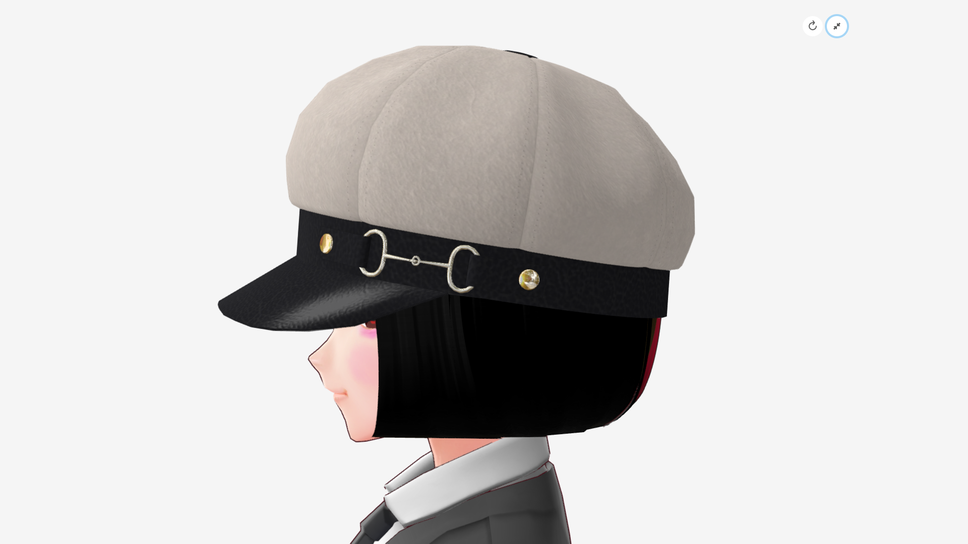 [FBX] キャップ（レザーレット・バックルクロージャー）🪙 - RX Factory - BOOTH