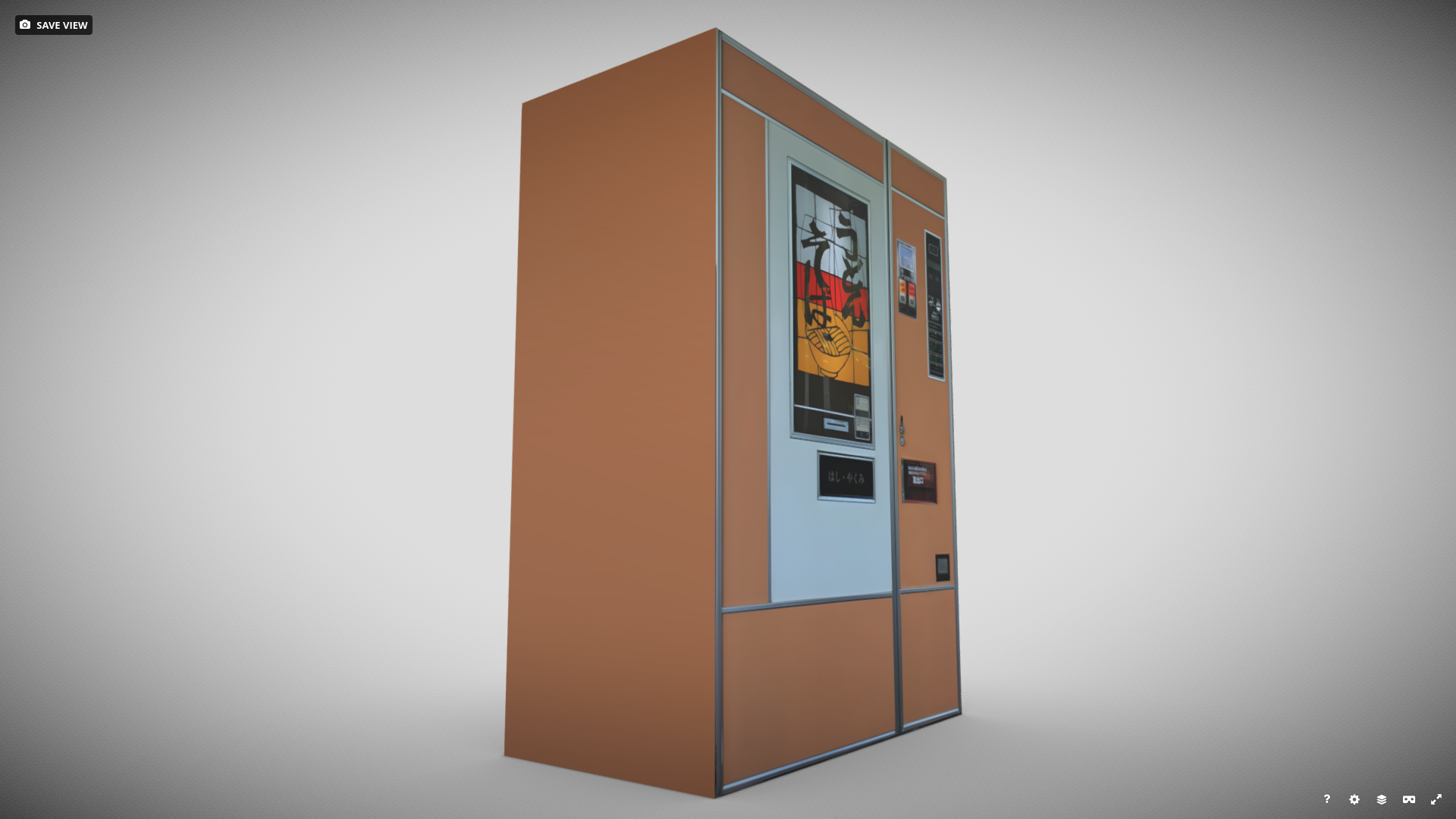 [FBX|GLB][無料+]富士めん類自動調理販売機(VFN901)🪙 - RX Factory - BOOTH