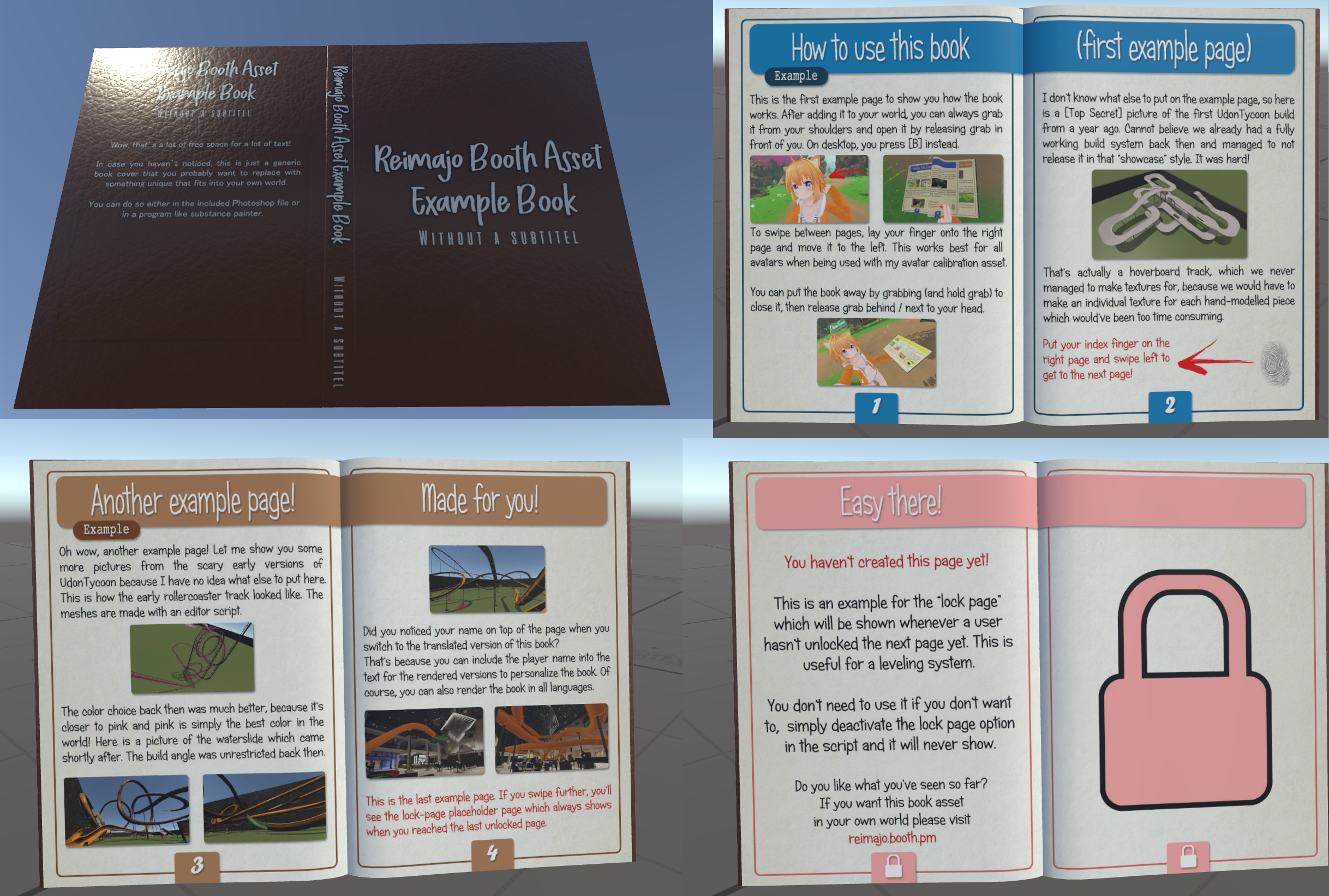 UdonTycoon's Book for VRChat worlds - Reimajo - BOOTH