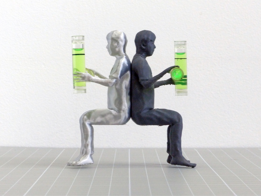 オレベル（俺+水平器）中空モデル | 3Dプリント - mitsuki-fab - BOOTH