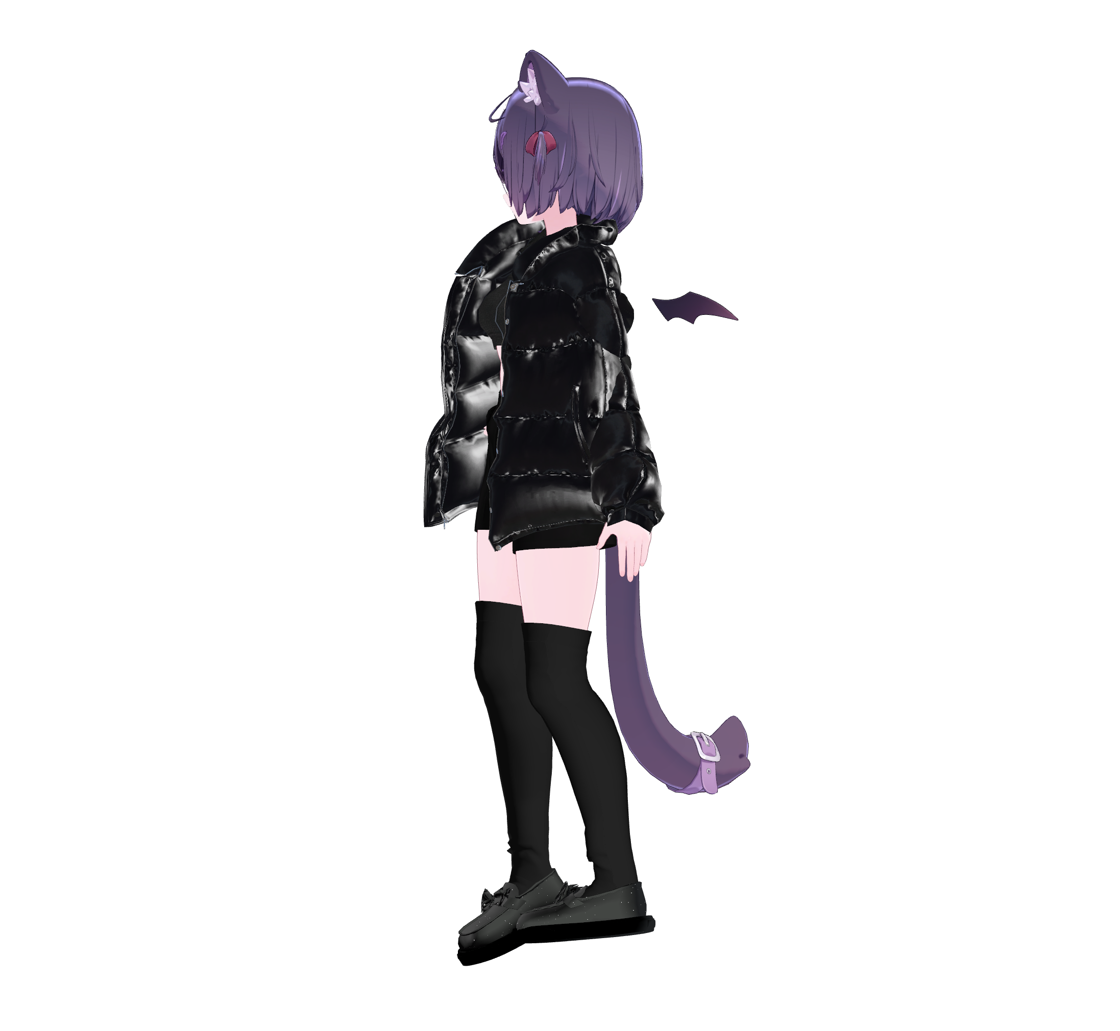 【14アバター対応・期間限定セール】Midnight Gloss 【ダウンジャケット/ショートパンツ/ニーハイ/ローファー】地雷・ストリート ...