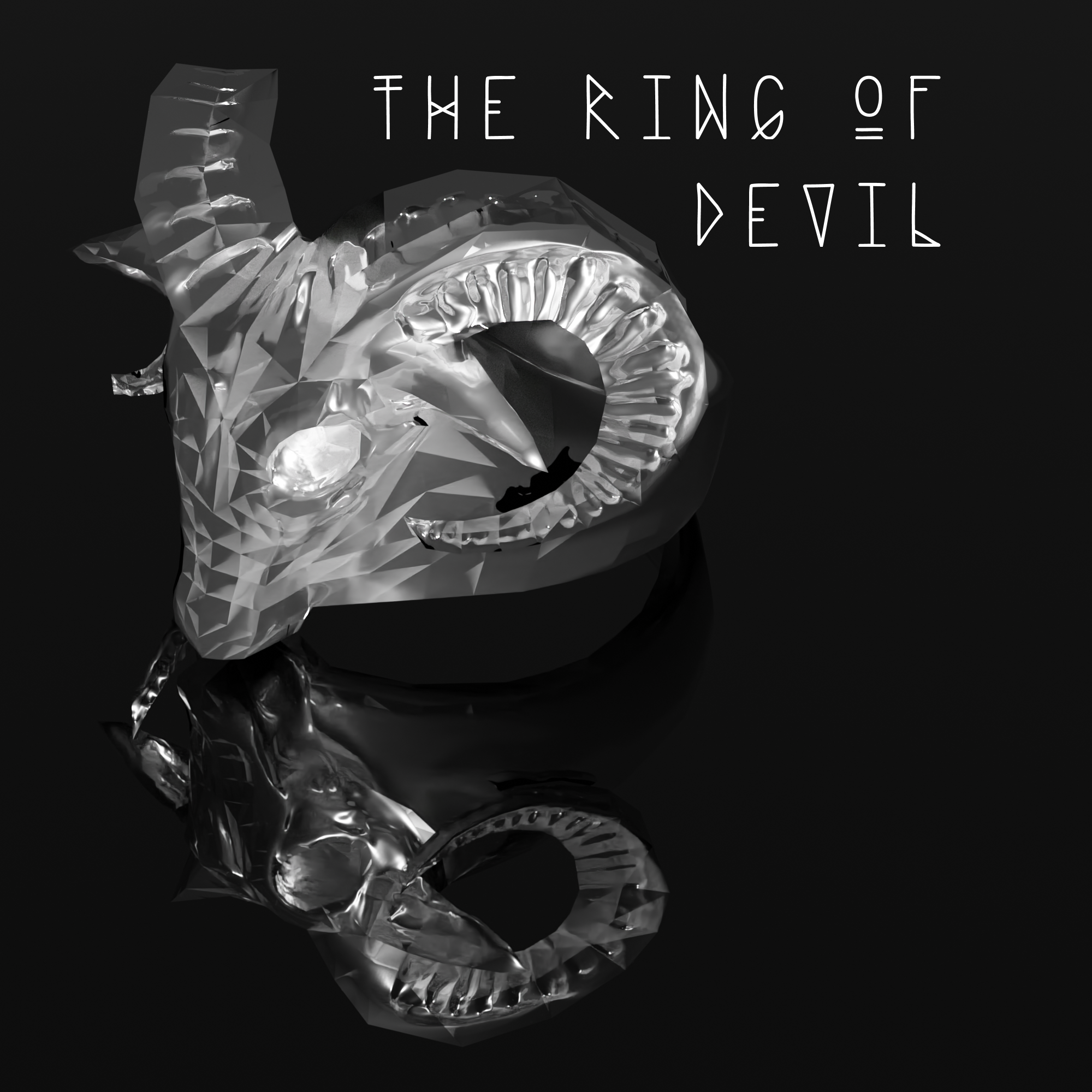 head of devil (Ring,Pierce) - baphomet - BOOTH