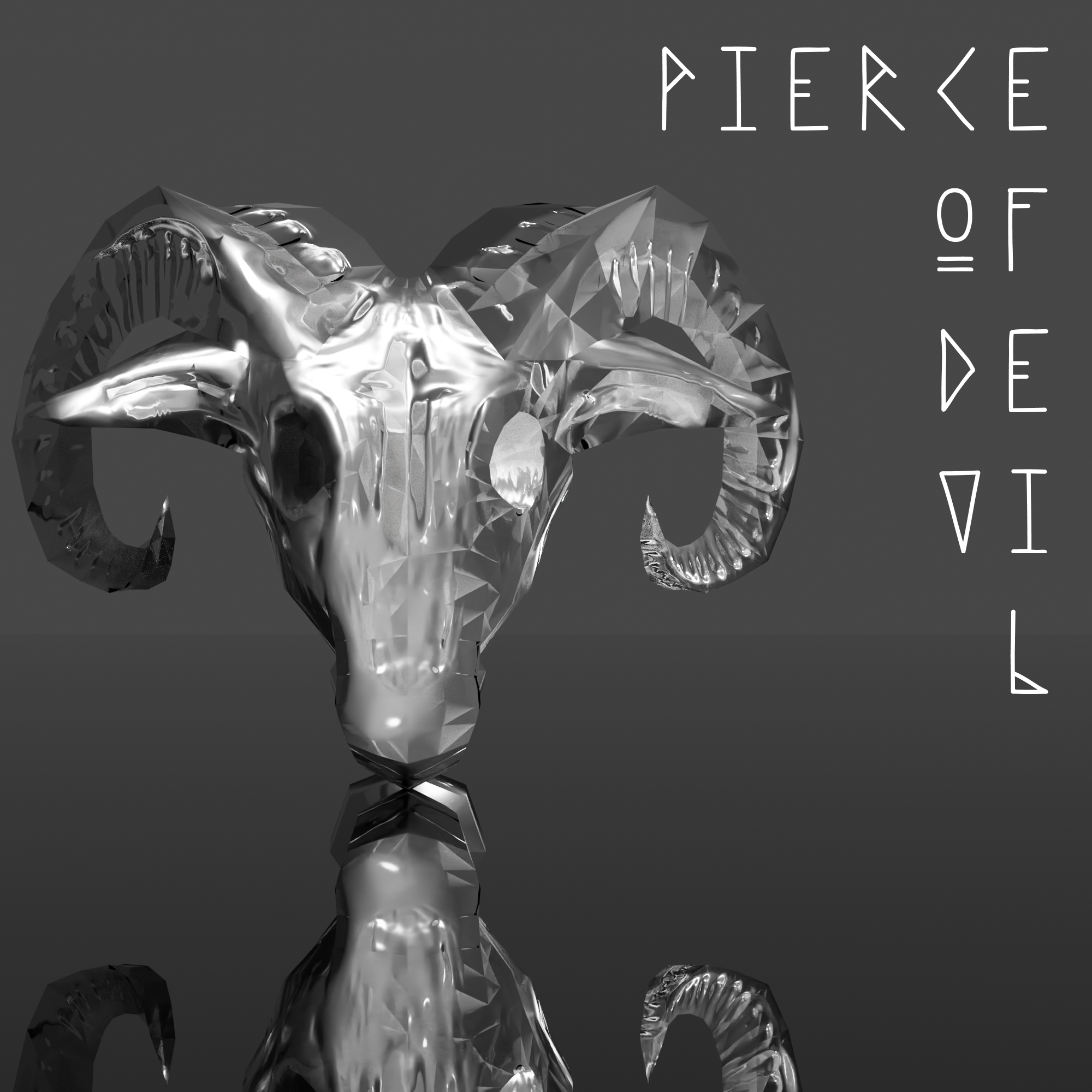 head of devil (Ring,Pierce) - baphomet - BOOTH