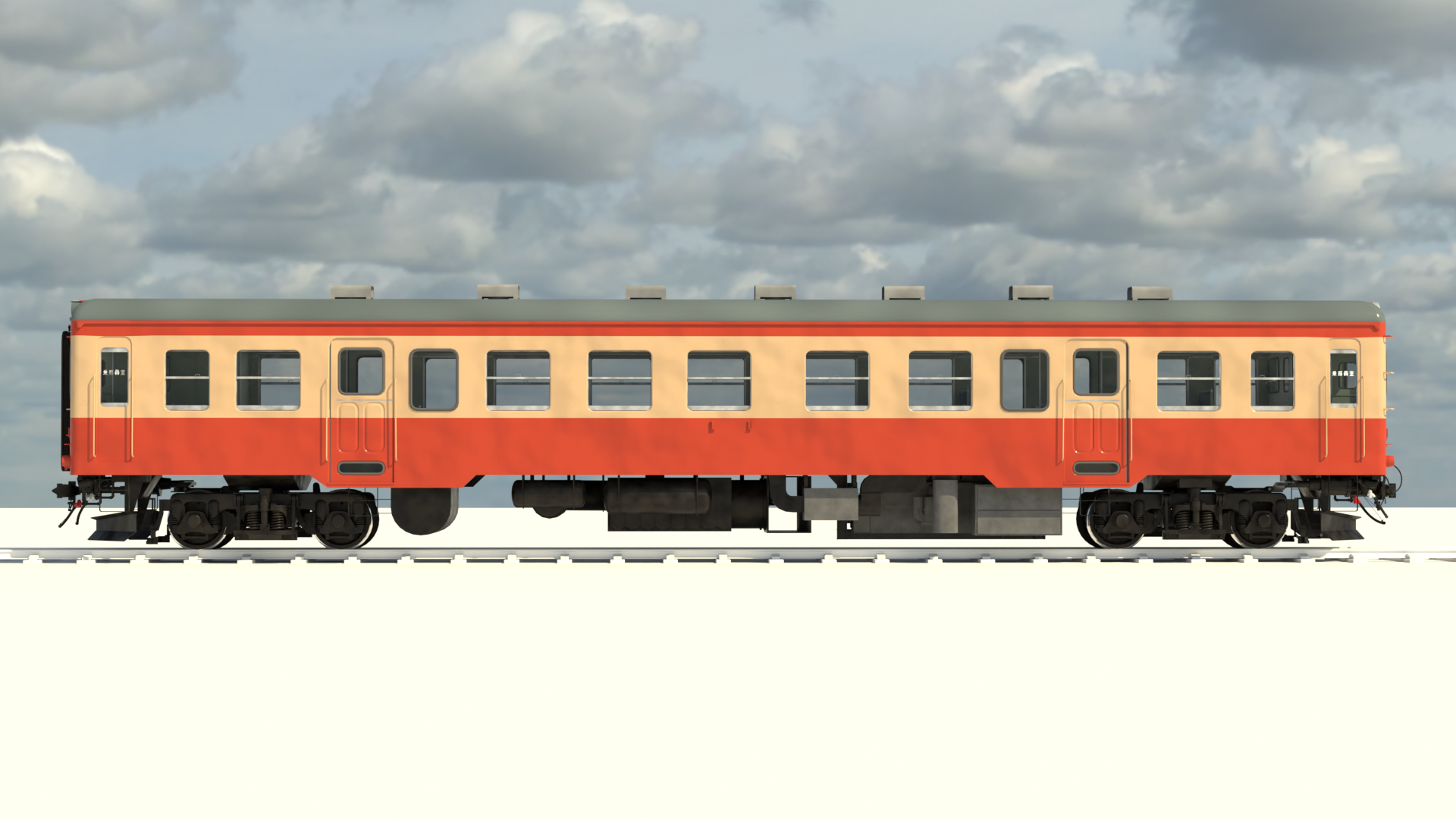 blender キハ20 - porippy - BOOTH