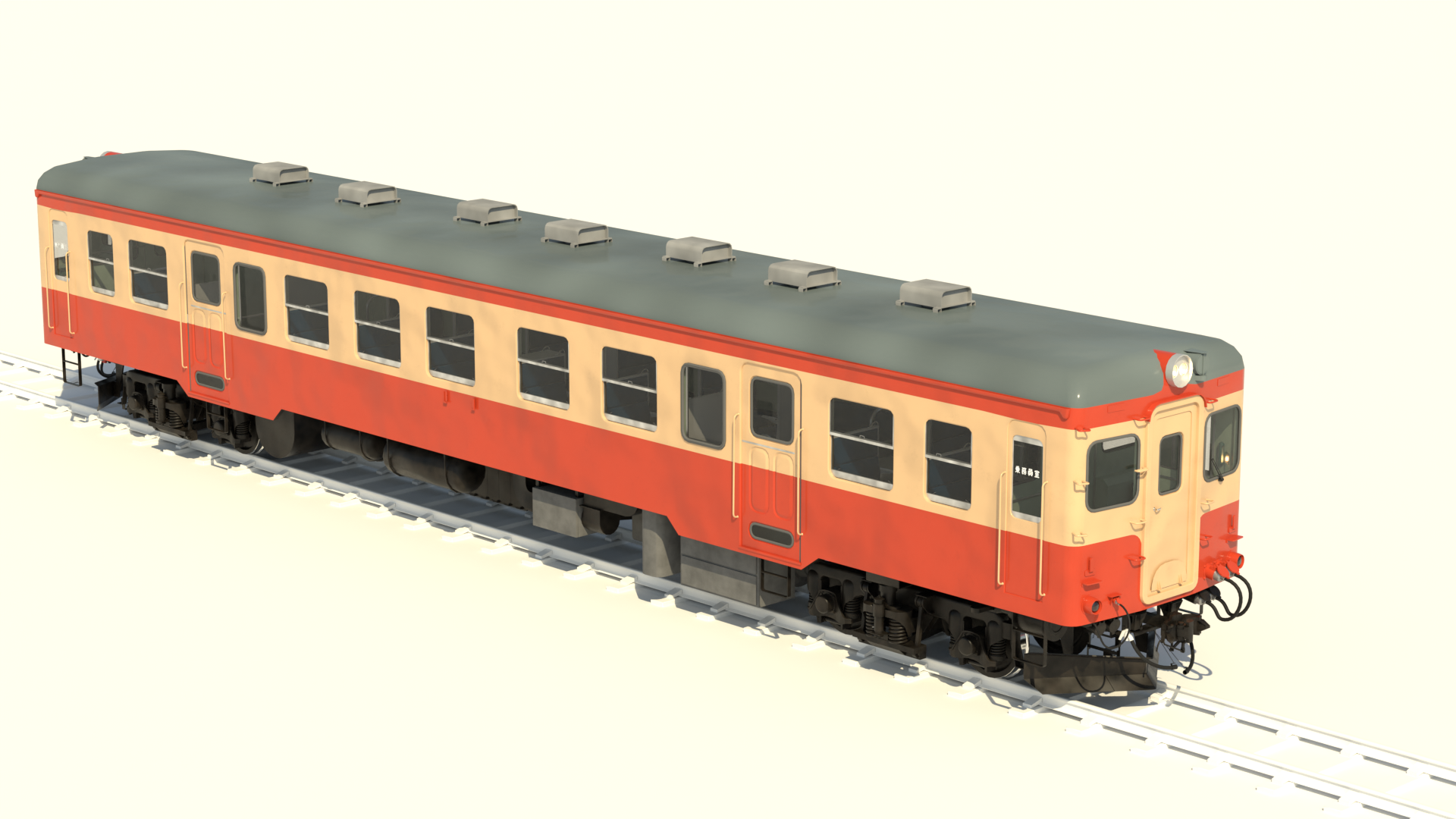 blender キハ20 - porippy - BOOTH