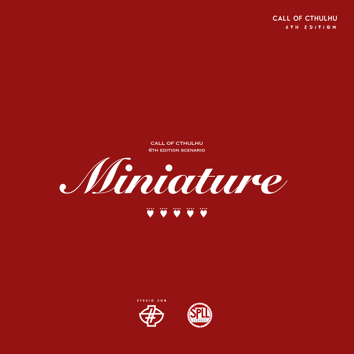 CoC - Miniature【SPLL:E109852】 - STUDIO DON - BOOTH