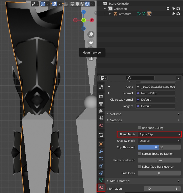 Leg Armor [FBX] | Original 3D Model | Based on Vroid Studio's female ...