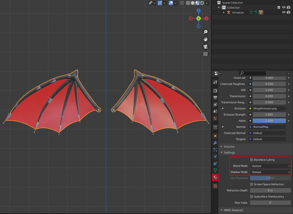 Dragon Wings | Original 3D Model | FBX for Vroid/VRChat - Lil Abyss ...