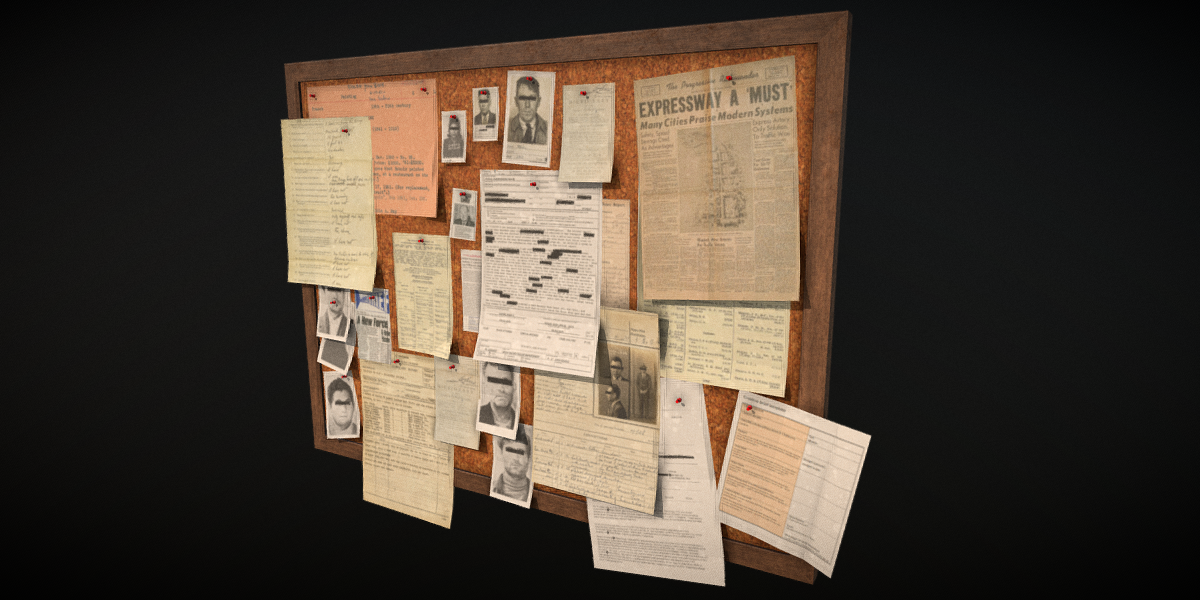 Police Pinboard - reberugamestudio - BOOTH