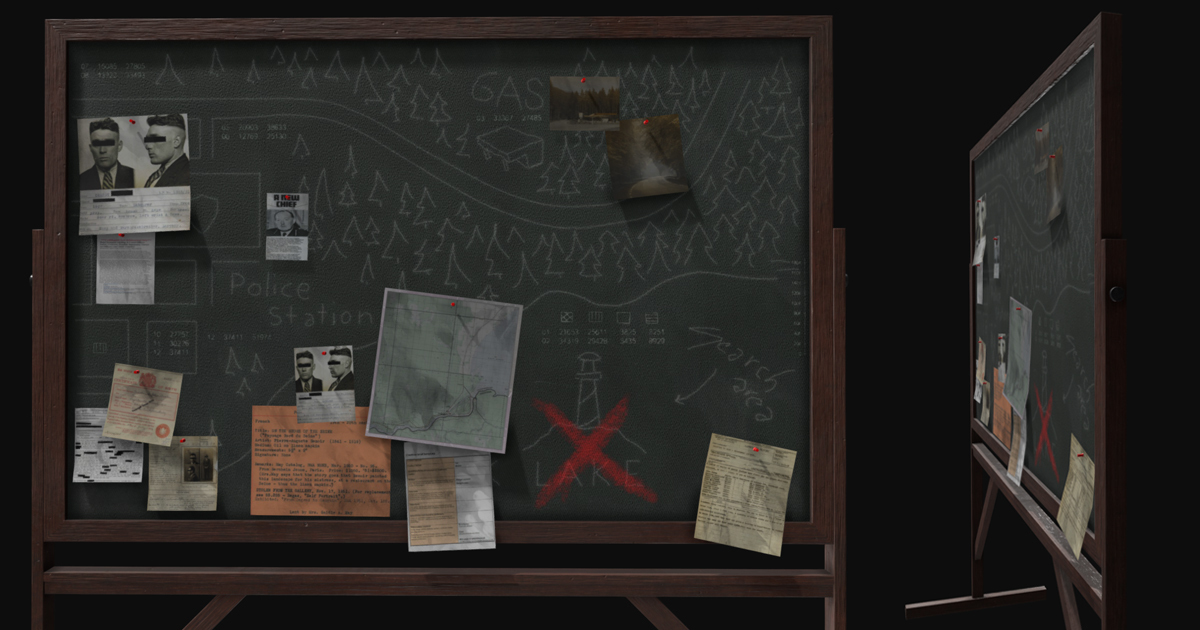 Police Chalkboard - reberugamestudio - BOOTH