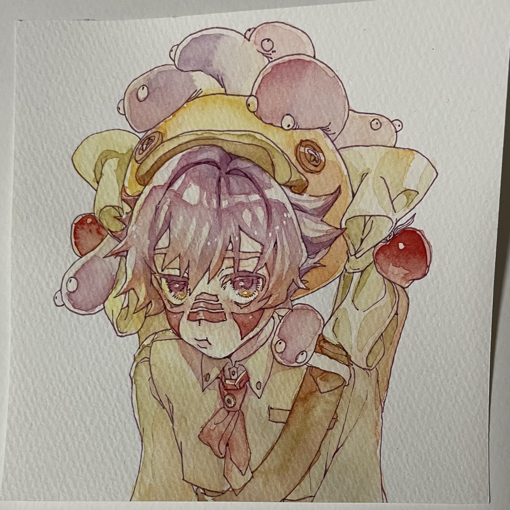 水彩原画【りんご】 - AKIRA K.原画販売 - BOOTH