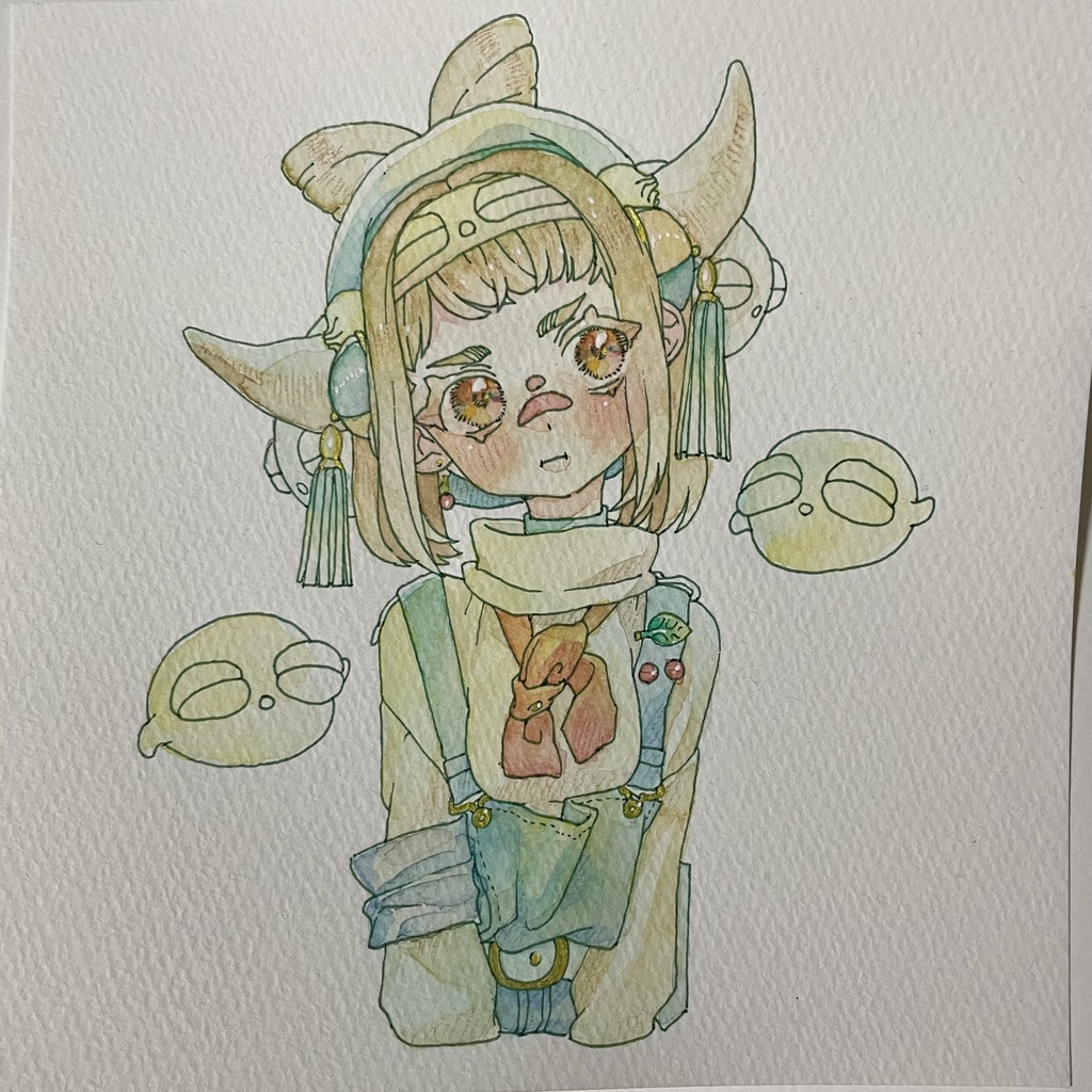 水彩原画【木の実】 - AKIRA K.原画販売 - BOOTH