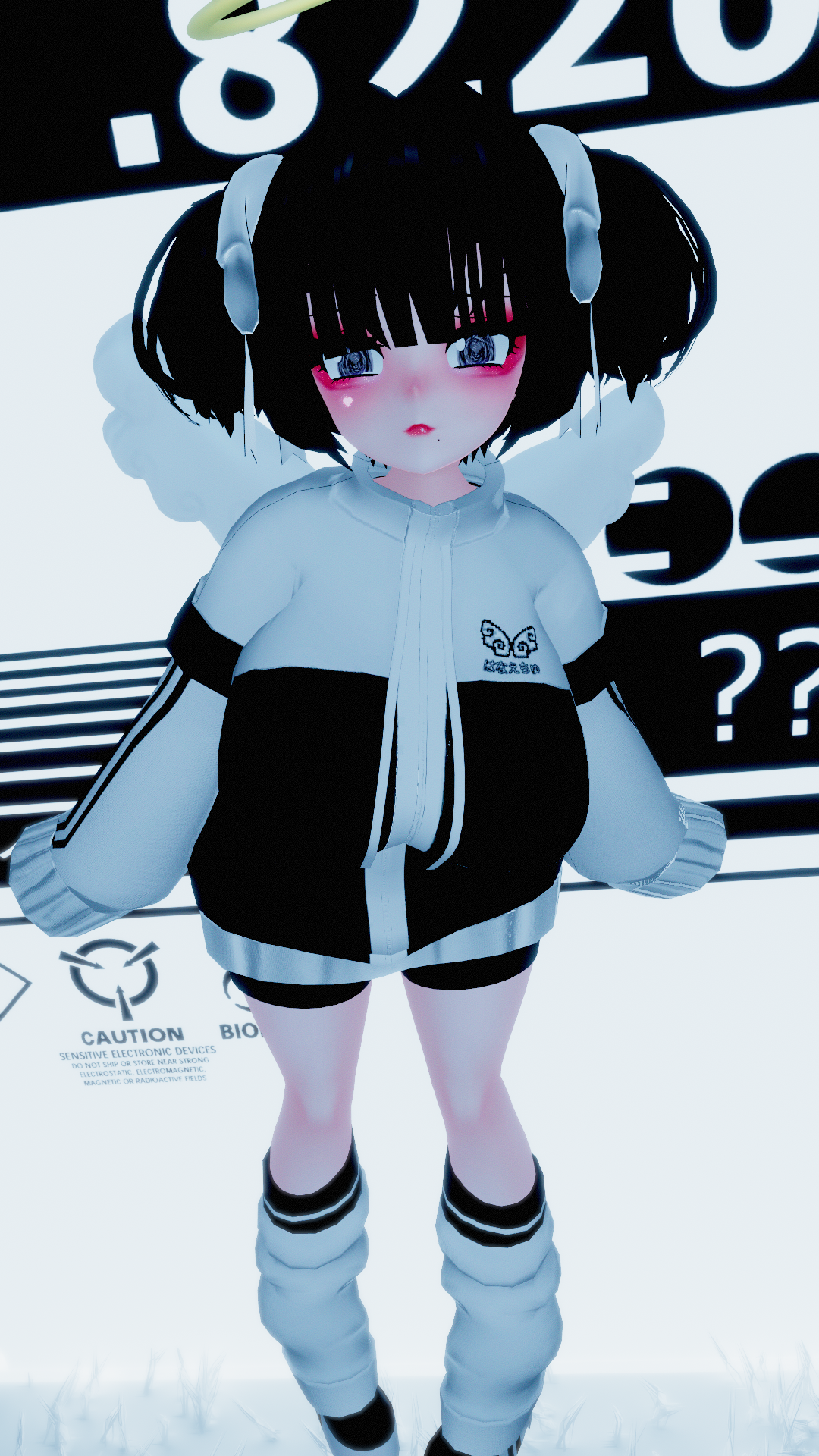 Internet Angel Outfit Set インターネットエンジェル Original 3D model Unitypackage ...