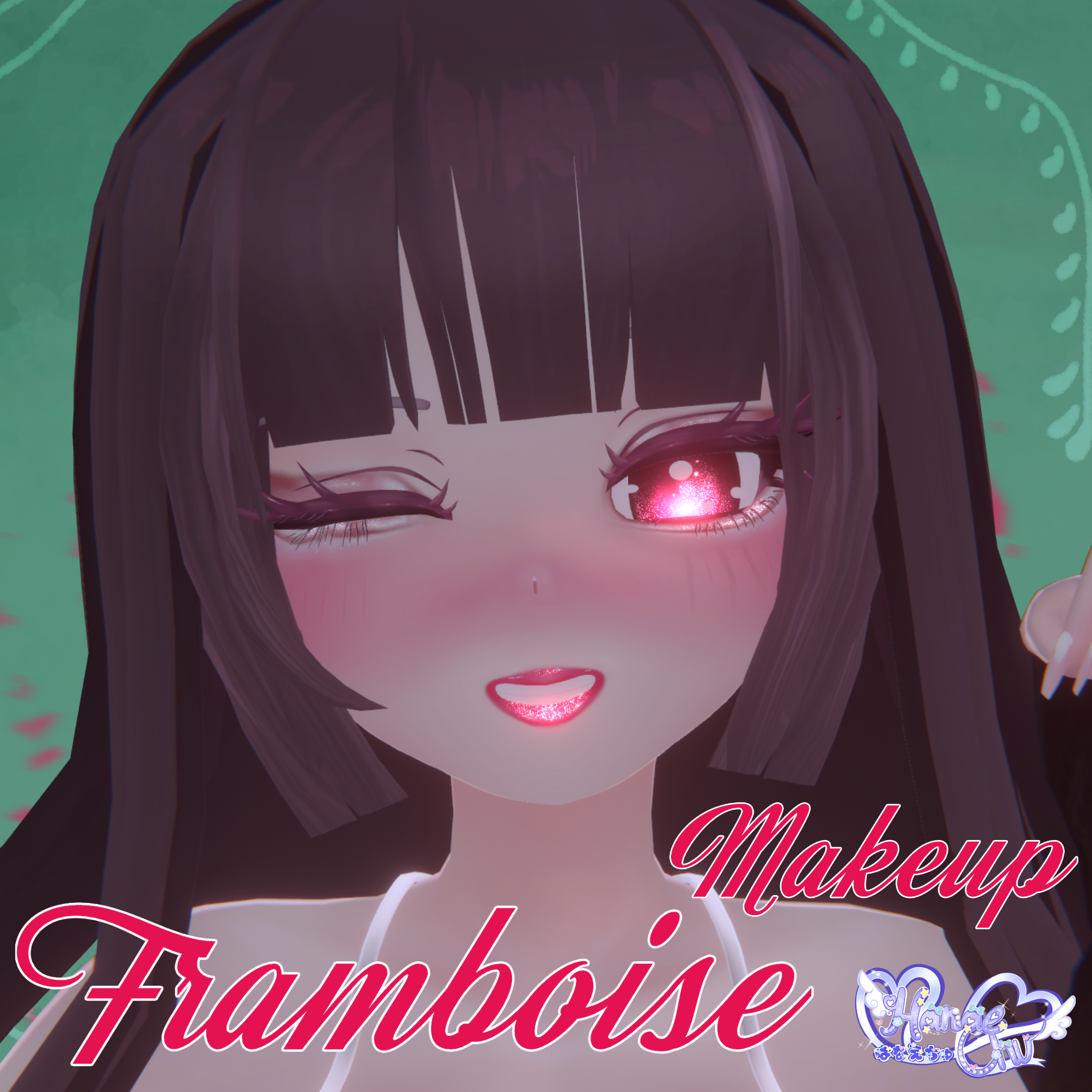 「ダリア」Framboise Makeup Texture Set - VRChat - はなえちゅ - BOOTH