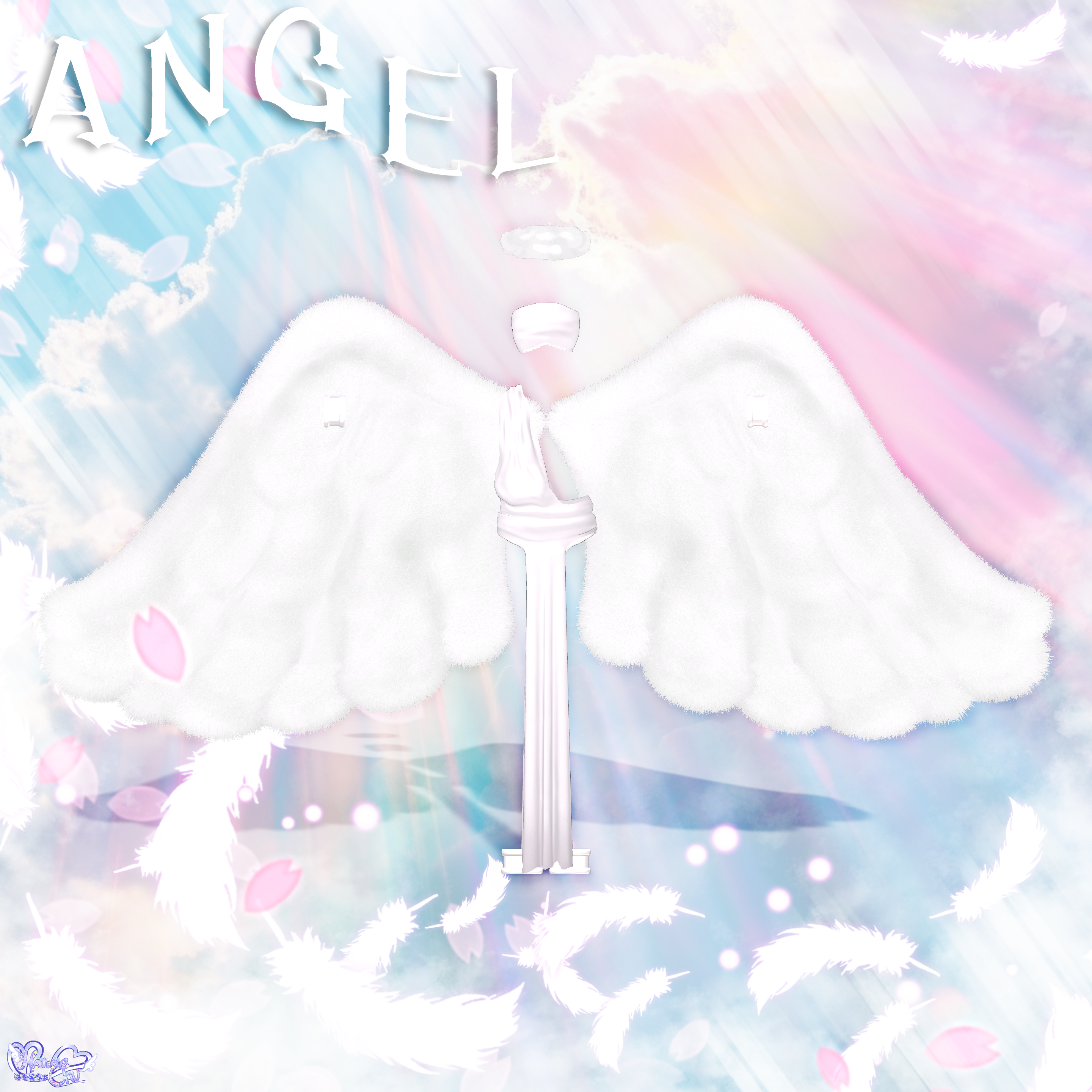 Mens Angel Outfit メンズ 天使の衣装 😇Modular Avatar対応 Unitypackage for VRChat ...