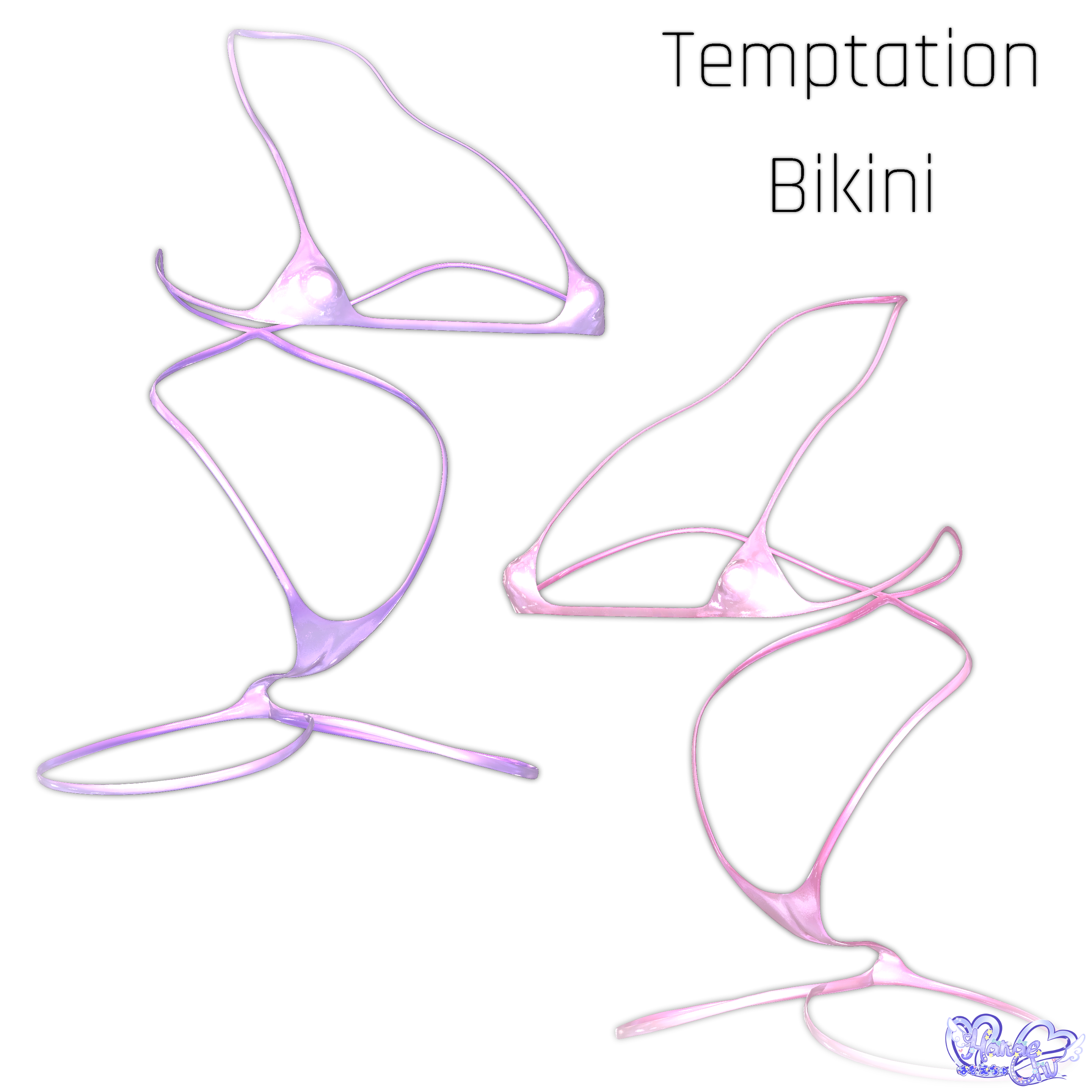 【セール中】 Temptation Bikini 誘惑ビキニ Modular Avatar Unitypackage - はなえちゅ - BOOTH