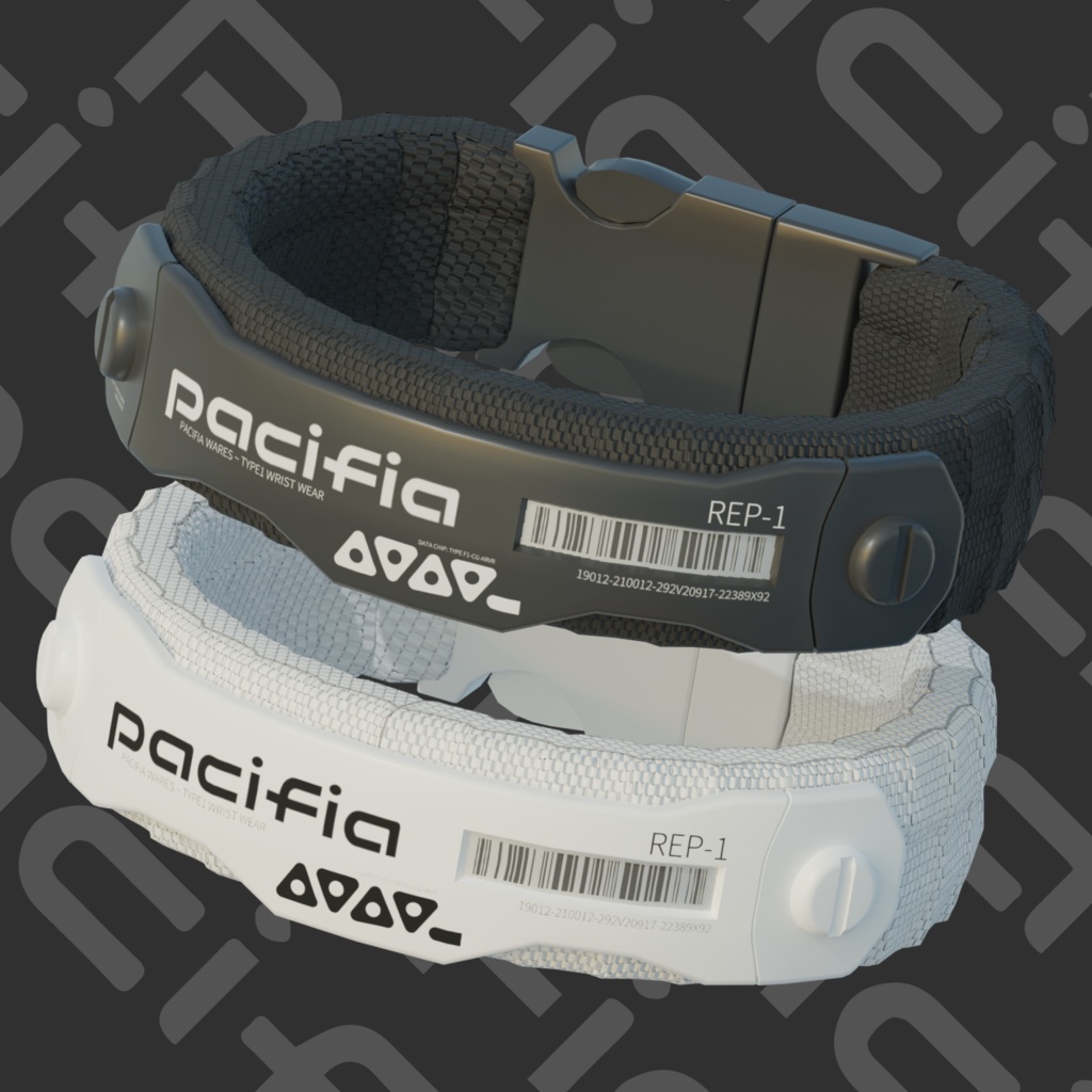 Rep-1 Data Bracelet 【PACIFIA WARES】 - PACIFIA 🞮 Virtual Shop - BOOTH
