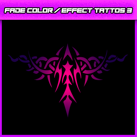 【Body Fade Color / Effect Tattoos 】- 【VRC】 - Megumin's VRC Store - BOOTH