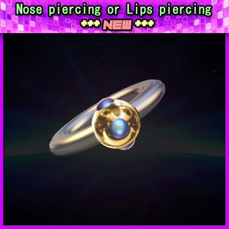 Nose piercing or Lips piercing [All Avatars] Fully Customizable ...